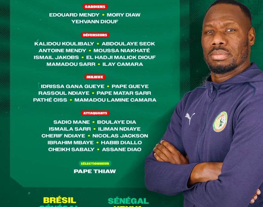 Dernier test avant la CAN 2025 : Pape Thiaw mise sur la continuité avec ...