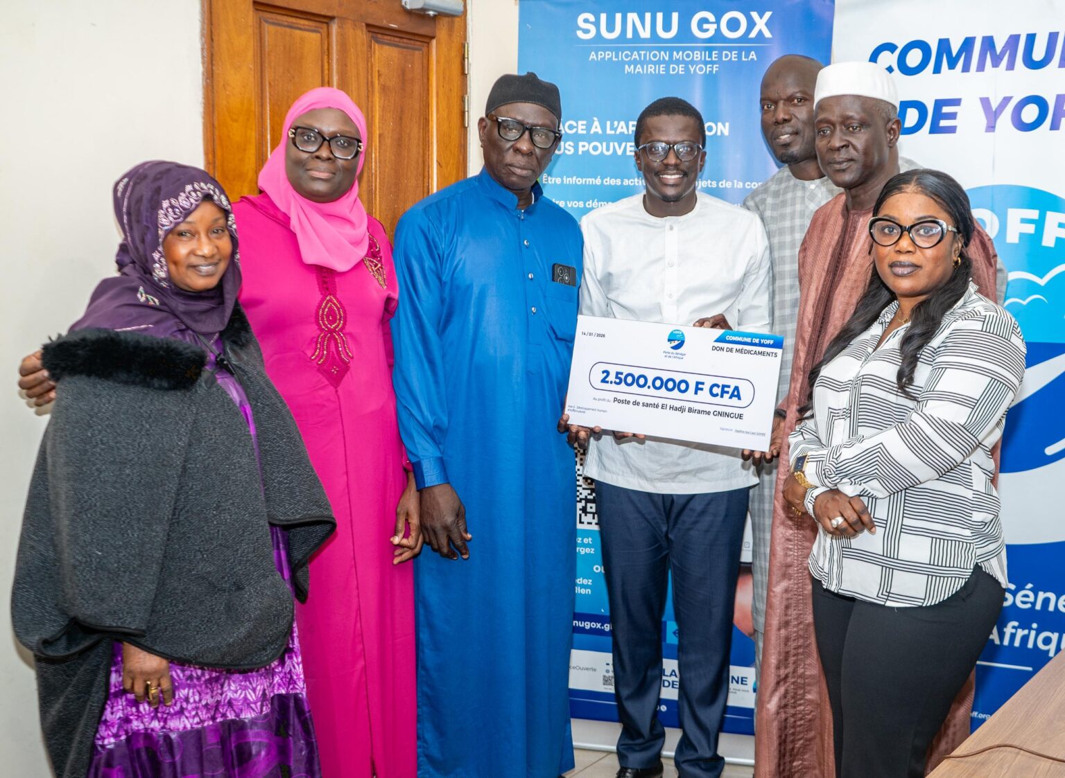 Structures sanitaires de Yoff : La Mairie de Yoff offre 20 millions de ...